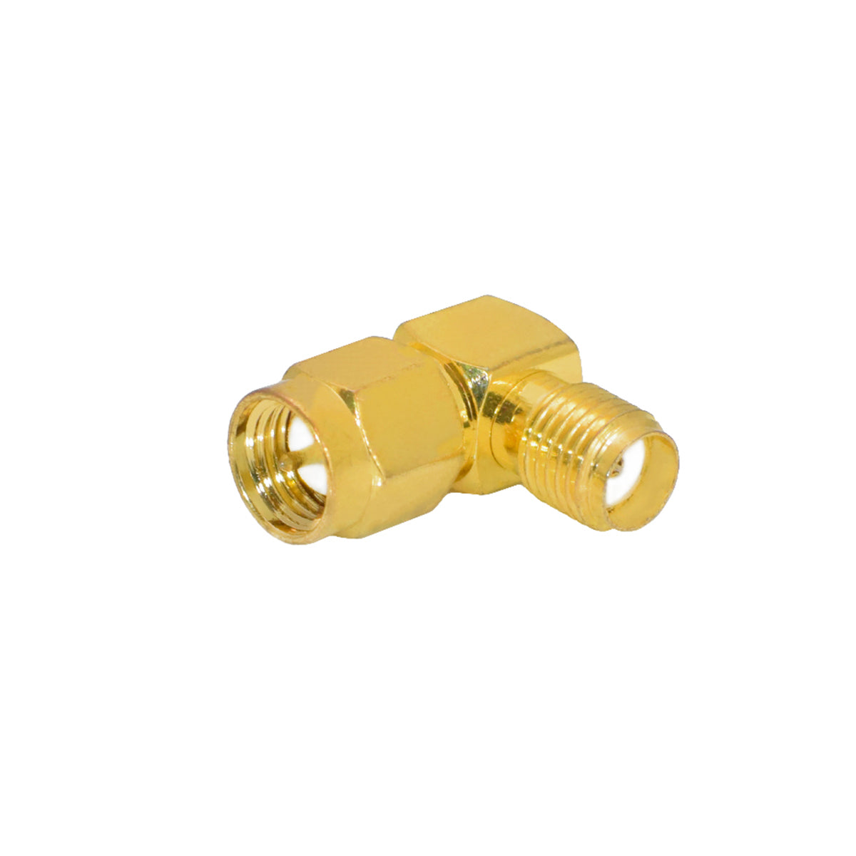 44-909RA,90°; SMA MALE PLUG TO SMA FEMALE JACK ADAPTER, Weltron – Winston