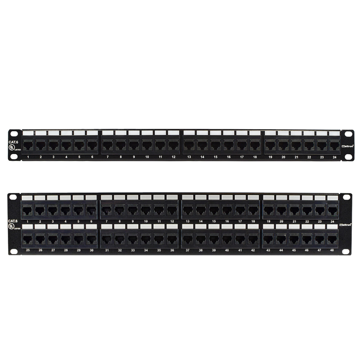 Category 6 110 Type Rack Mount Patch Panel Weltron – Winston